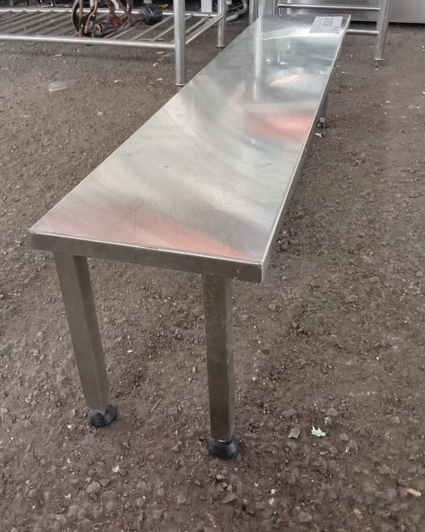 Stainless steel 1 tier equipment table, Furniture & Home Living ...