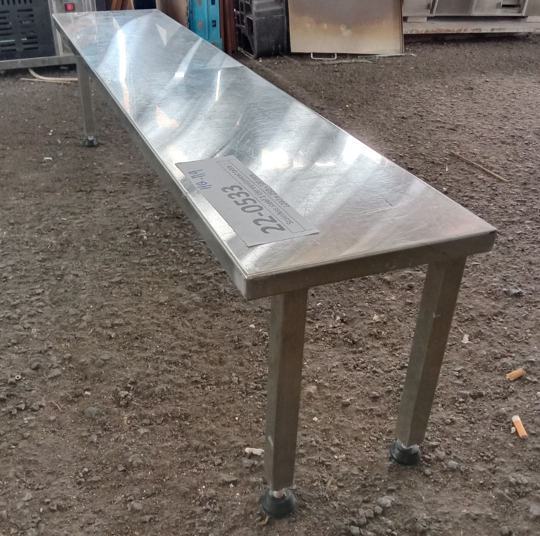 Stainless steel 1 tier equipment table, Furniture & Home Living ...