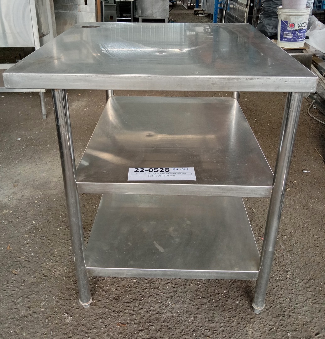 Stainless steel 3 tier work table, Furniture & Home Living, Kitchenware ...