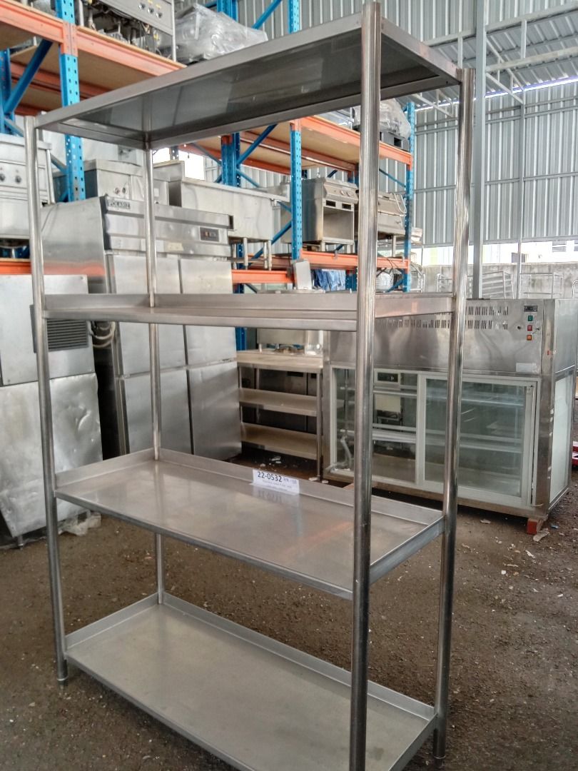 Stainless steel 4 tier rack, Furniture & Home Living, Kitchenware ...