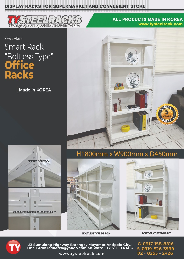 Steel racks office storage racks display high quality made in korea ...