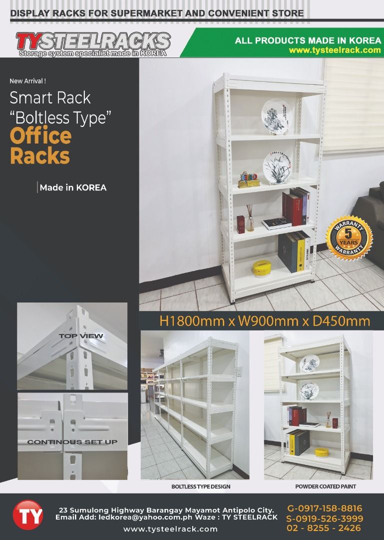 Steel racks office storage racks display high quality made in korea ...