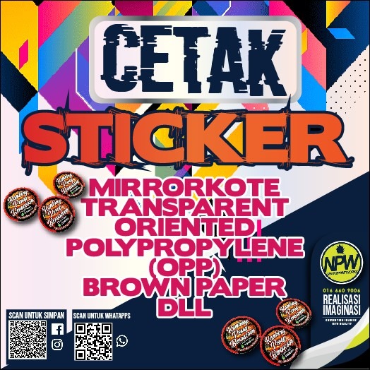 Sticker OPP Printing, Services, Others on Carousell