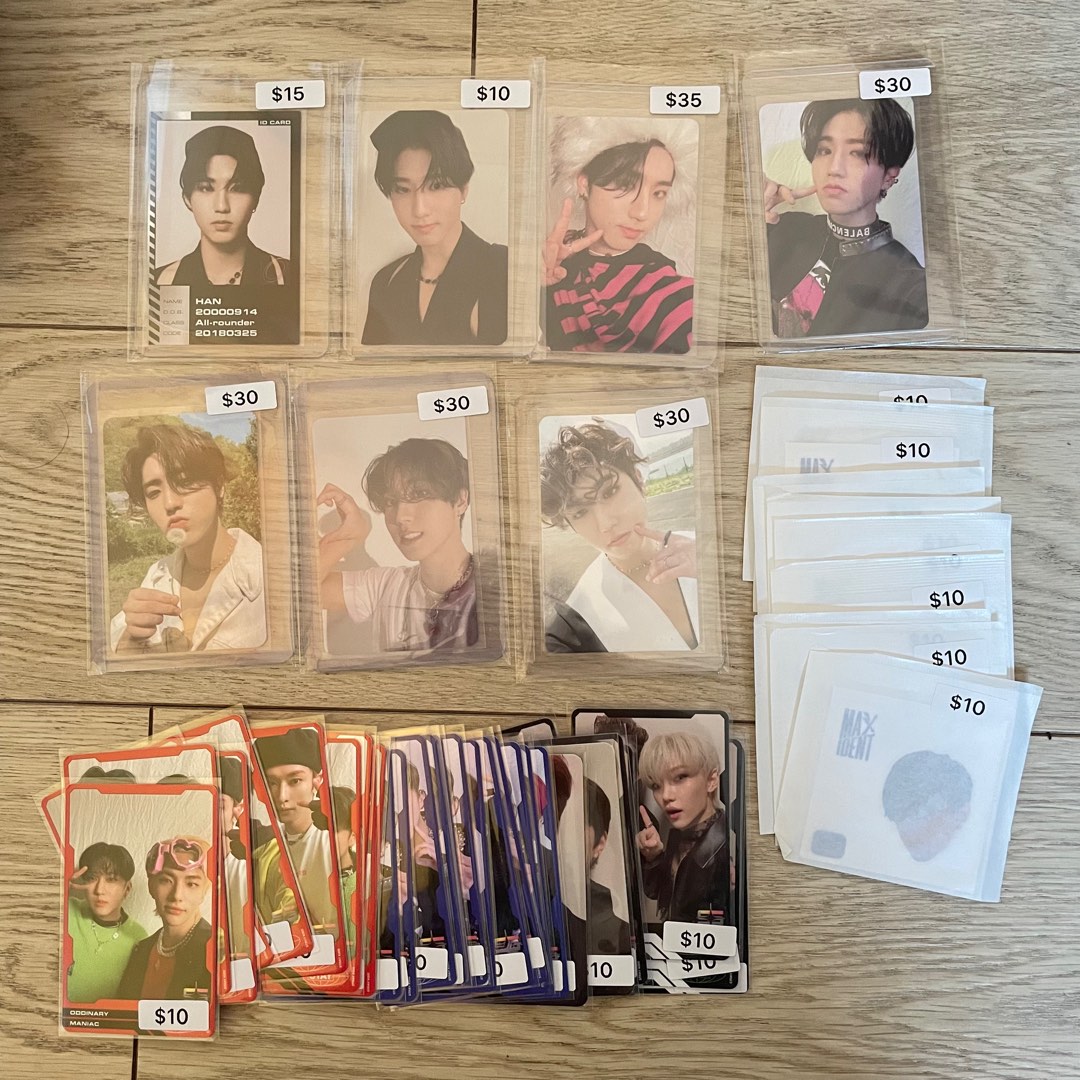 Stray Kids Han Unit 小卡 Photocard PC Sticker Official Album Maxident ...