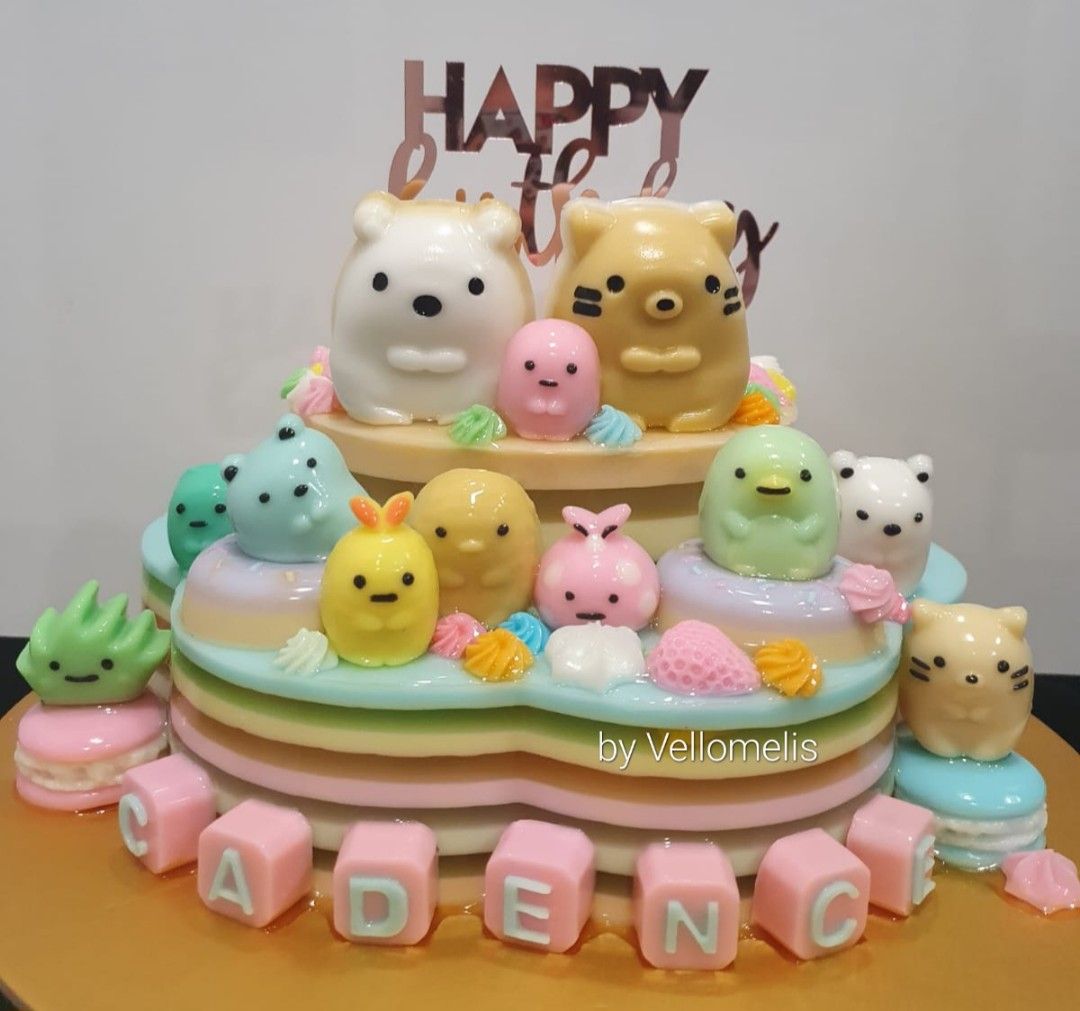 Sumikko Gurashi Jelly Cake, Food & Drinks, Homemade Bakes on Carousell