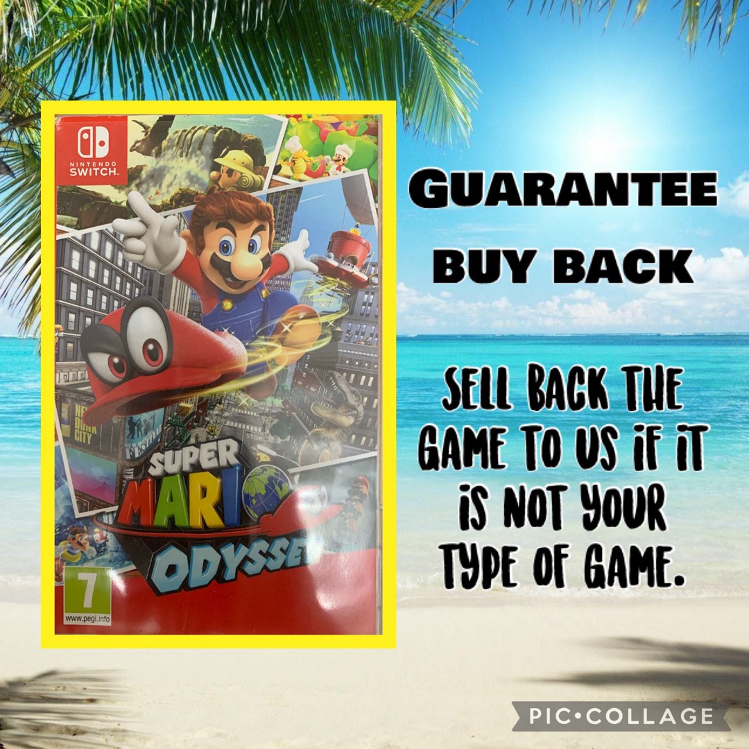 Super Mario Odyssey- Guarantee buy back, Video Gaming, Video Games ...