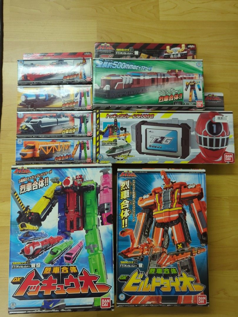 Super Sentai Ressha Sentai toqger train power ranger, Hobbies & Toys ...