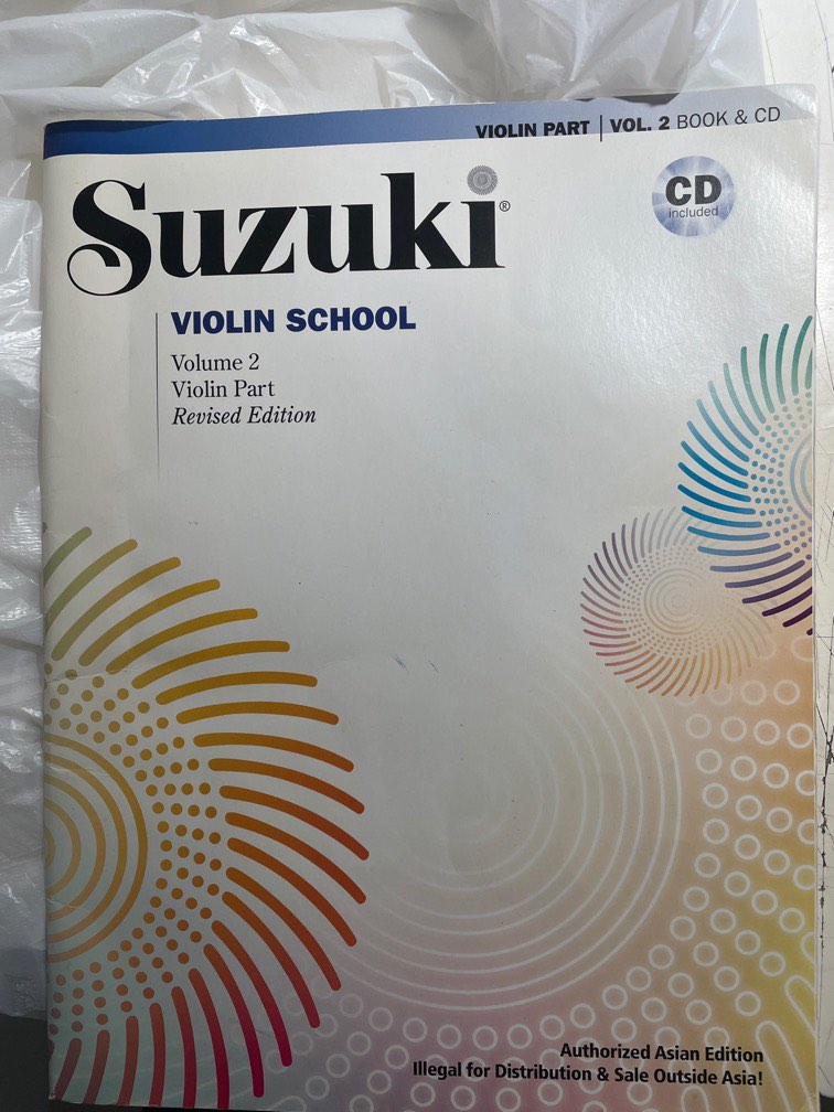 Suzuki Violin School Violin 2, 興趣及遊戲, 書本 & 文具, 教科書 - Carousell