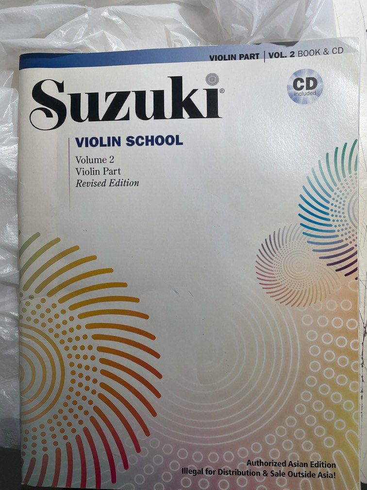 Suzuki Violin School Violin 2, 興趣及遊戲, 書本 & 文具, 教科書 - Carousell
