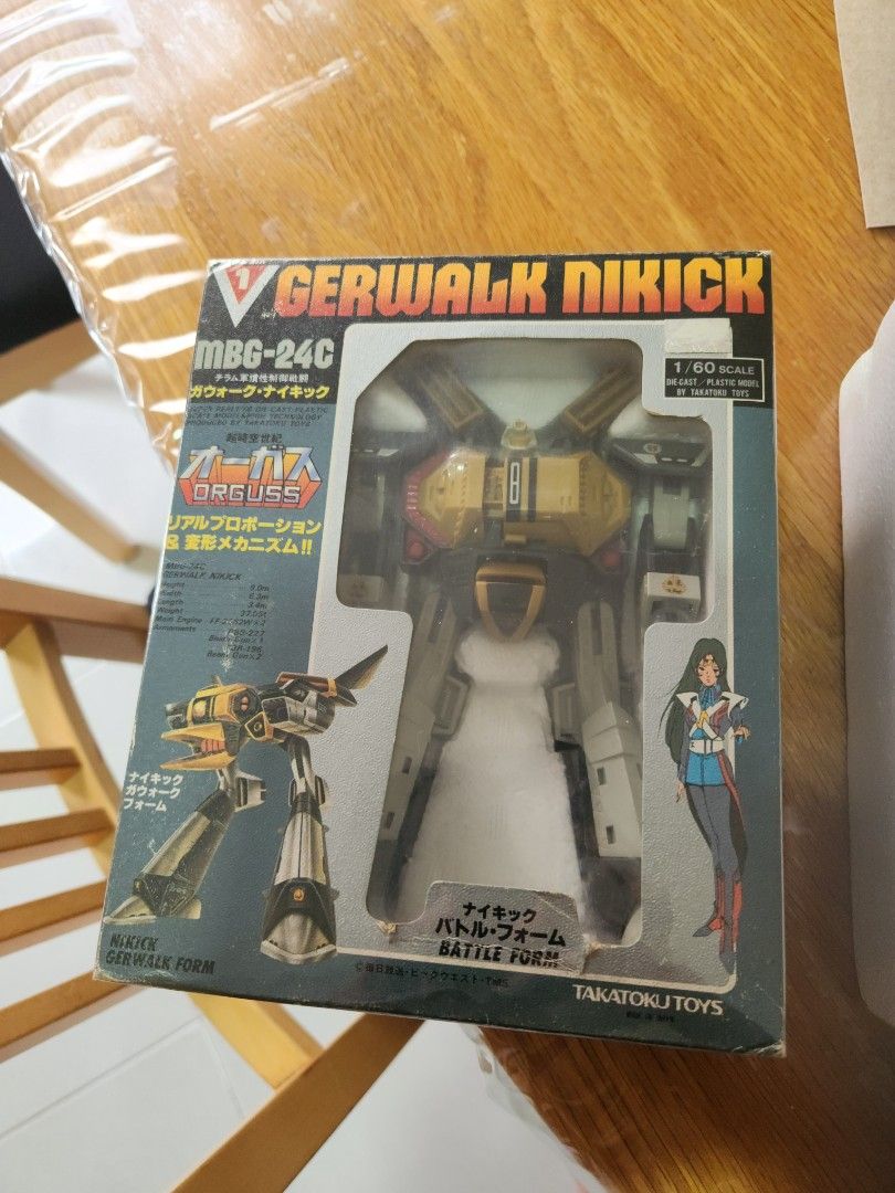 Takatoku 1/60 Gerwalk Nikick Orguss, Hobbies & Toys, Toys & Games on Carousell