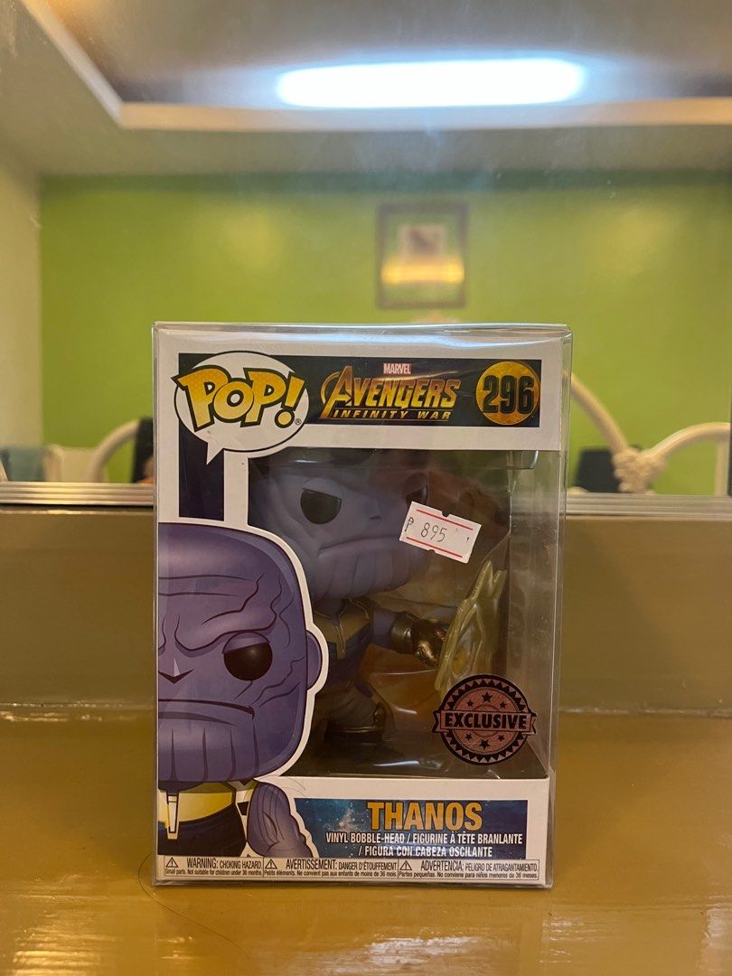 Thanos Funko Pop (#296), Hobbies & Toys, Toys & Games on Carousell