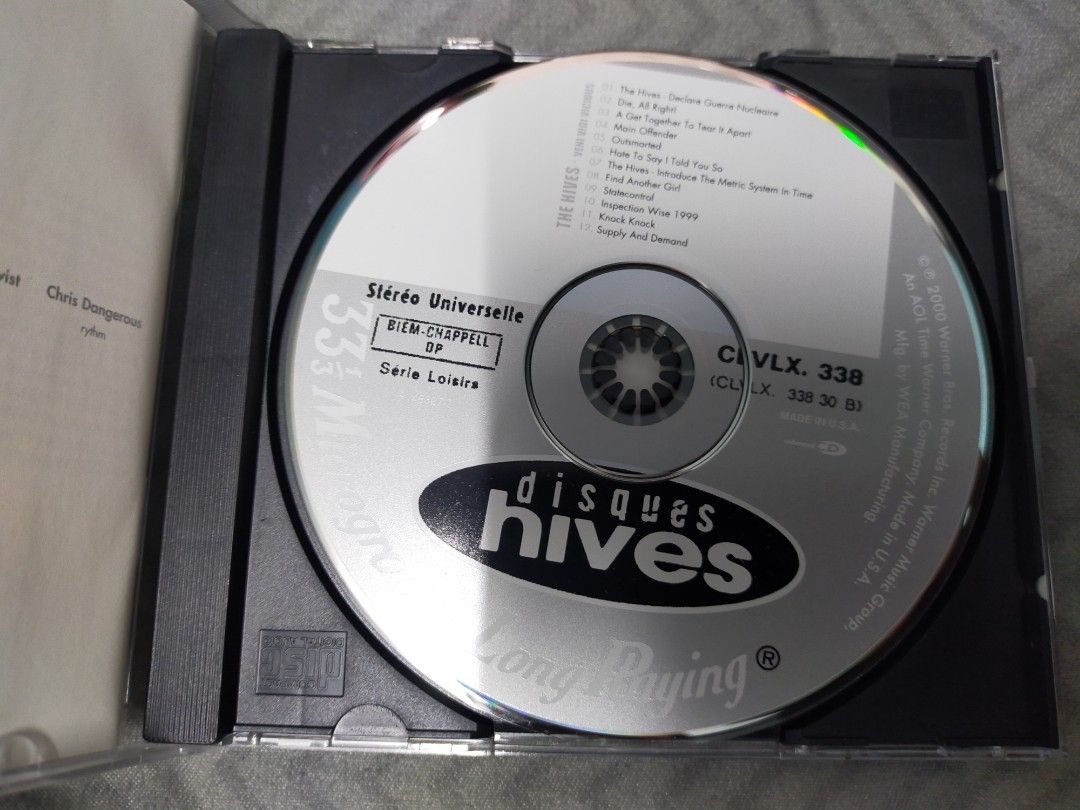 The Hives - Veni Vidi Vicious, Hobbies & Toys, Music & Media, CDs & DVDs on Carousell