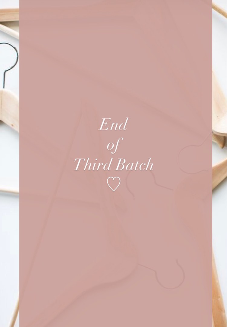 Third Batch, Announcements on Carousell