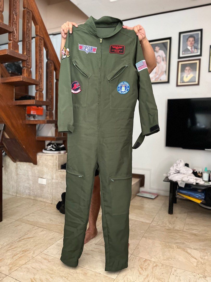 Top Gun Costume Set, Men's Fashion, Tops & Sets, Sets & Coordinates on ...