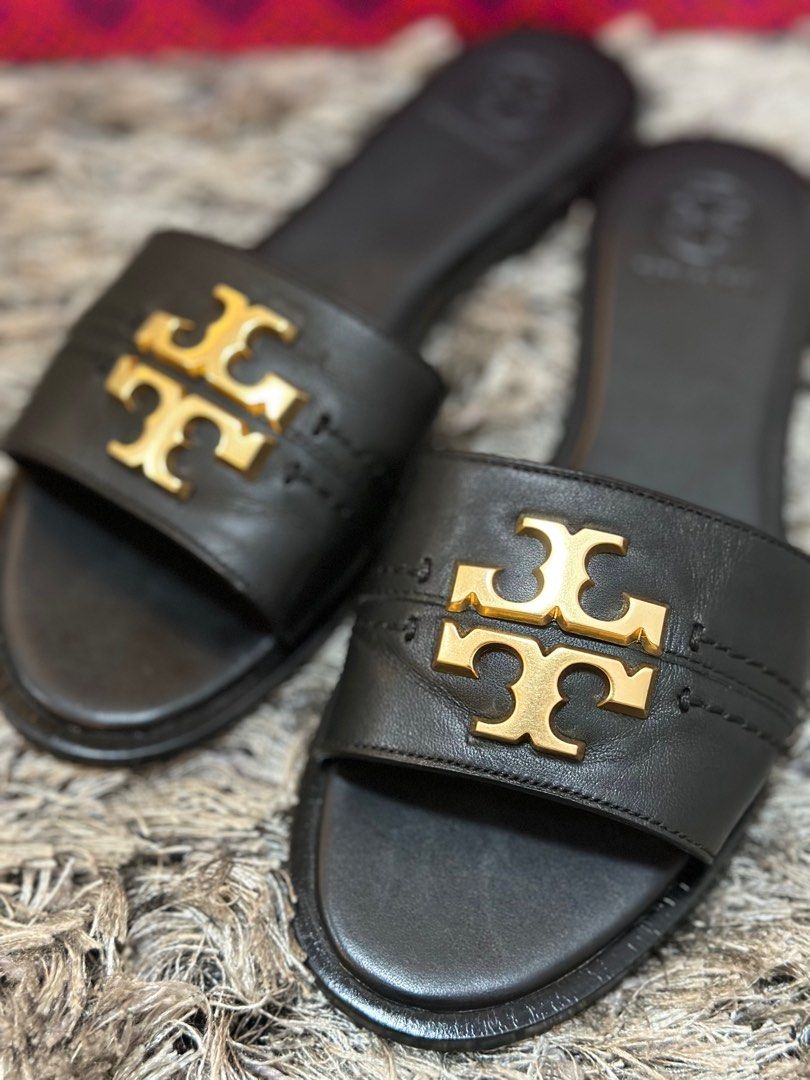 Tory Burch Everly Slide (Authentic), Women's Fashion, Footwear, Flats ...
