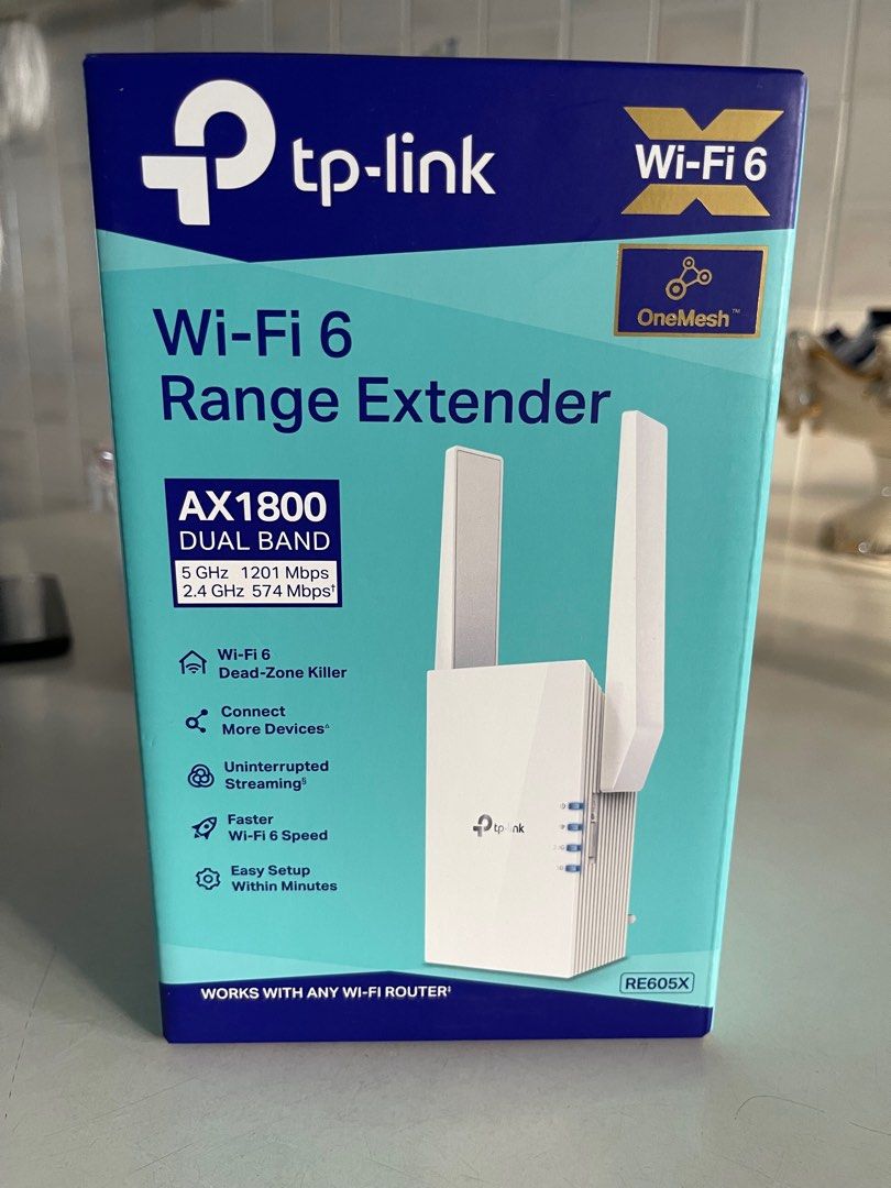 TP link Wi-Fi 6 range extender, Computers & Tech, Parts & Accessories ...