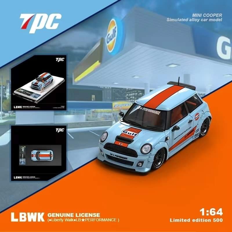 TPC 1/64 LBWK MINI COUPE Gulf (Diecast car model) 限量500台, 興趣及遊戲, 玩具 ...