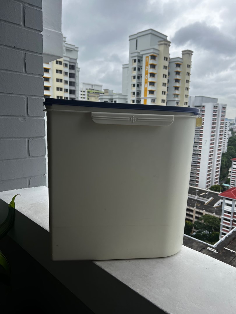 Tupperware Rice storage container, Furniture & Home Living, Home ...