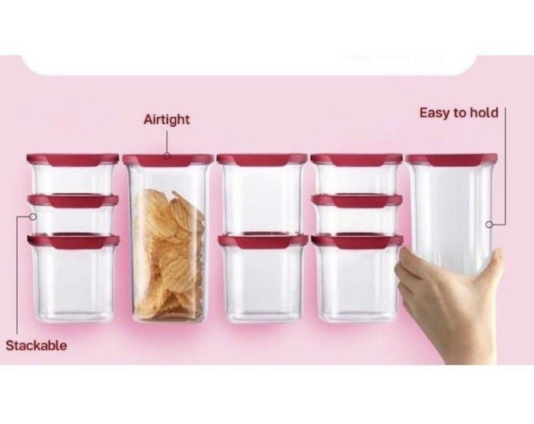 Tupperware Ultra Clear Container, Furniture & Home Living, Kitchenware ...