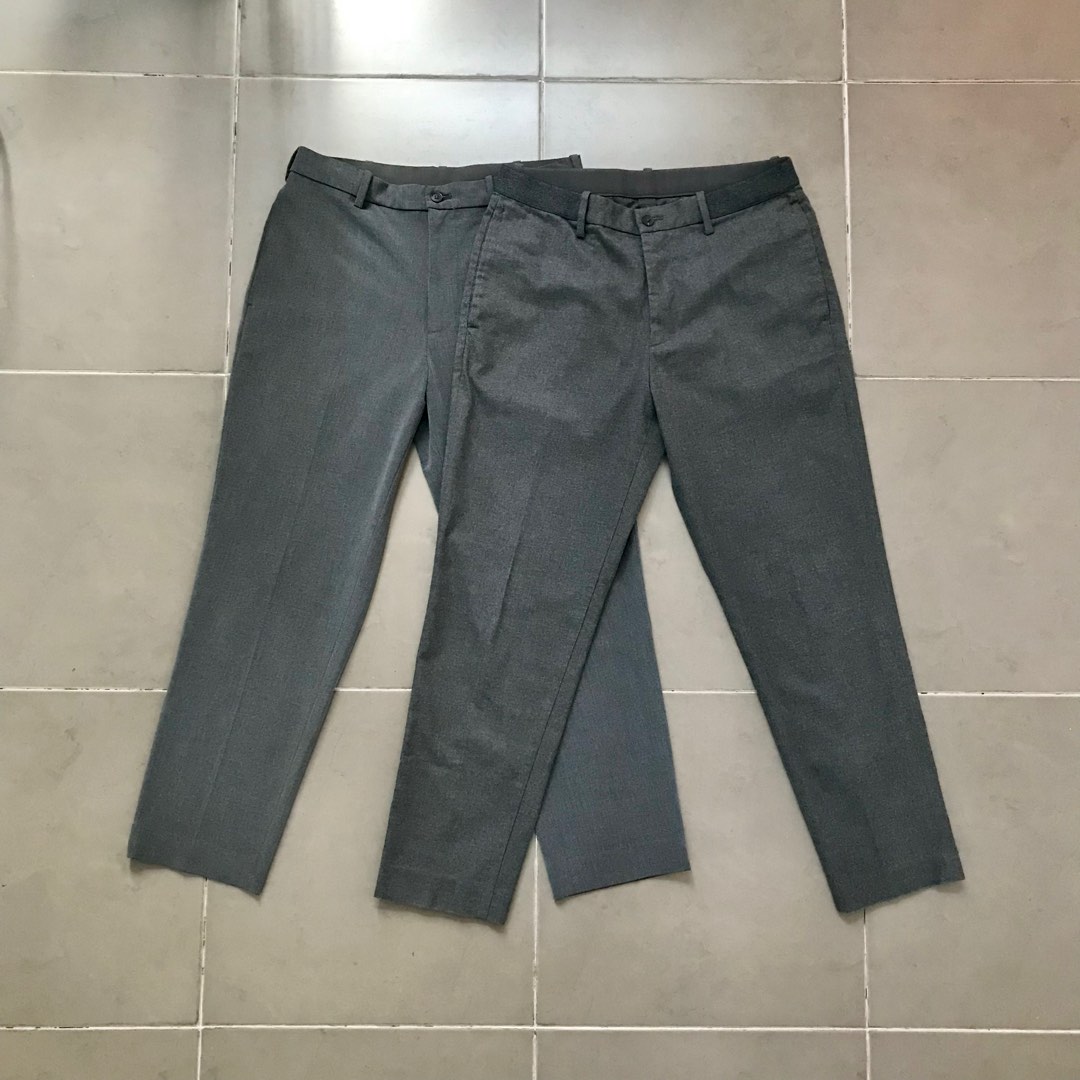 UNIQLO ANKLE PANTS | BOTH SAME ACTUAL SIZE 31-32 STRETCHABLE | VERYGOOD ...