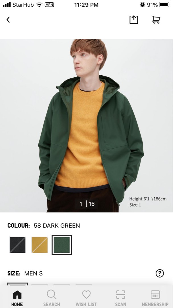 Uniqlo block tech parka, Men's Fashion, Coats, Jackets and Outerwear on ...