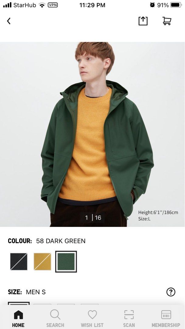 Uniqlo block tech parka, Men's Fashion, Coats, Jackets and Outerwear on ...