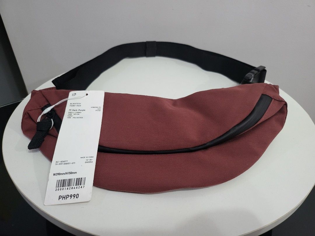 Uniqlo Fanny Pack Belt Bag, Men's Fashion, Bags, Belt bags, Clutches ...