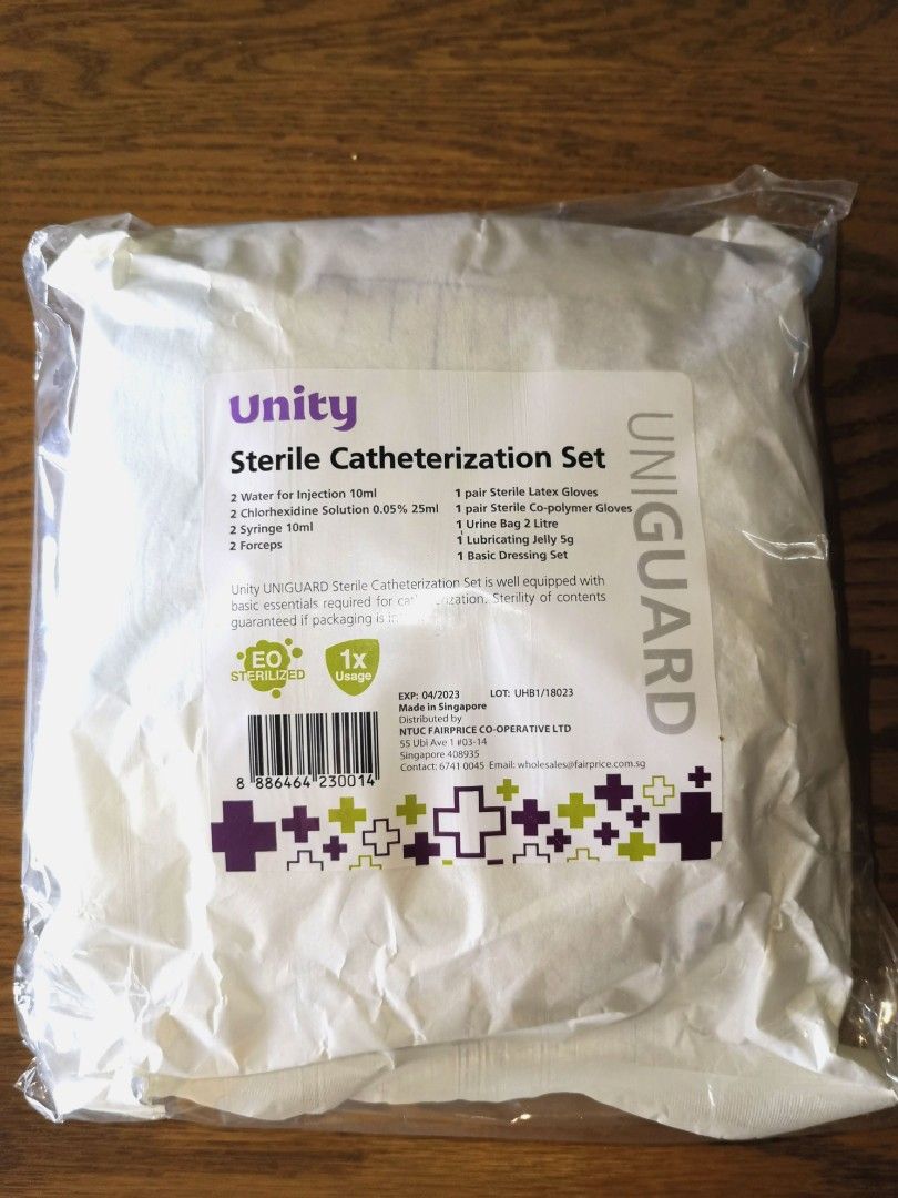Urine Catheterization Set, Health & Nutrition, Medical Supplies & Tools ...