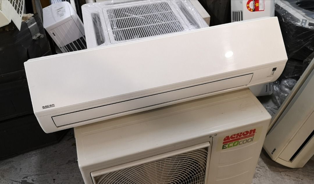 Used Acson 1.5HP Wall Mounted Type R410A /Non-Inverter AC / No Included ...