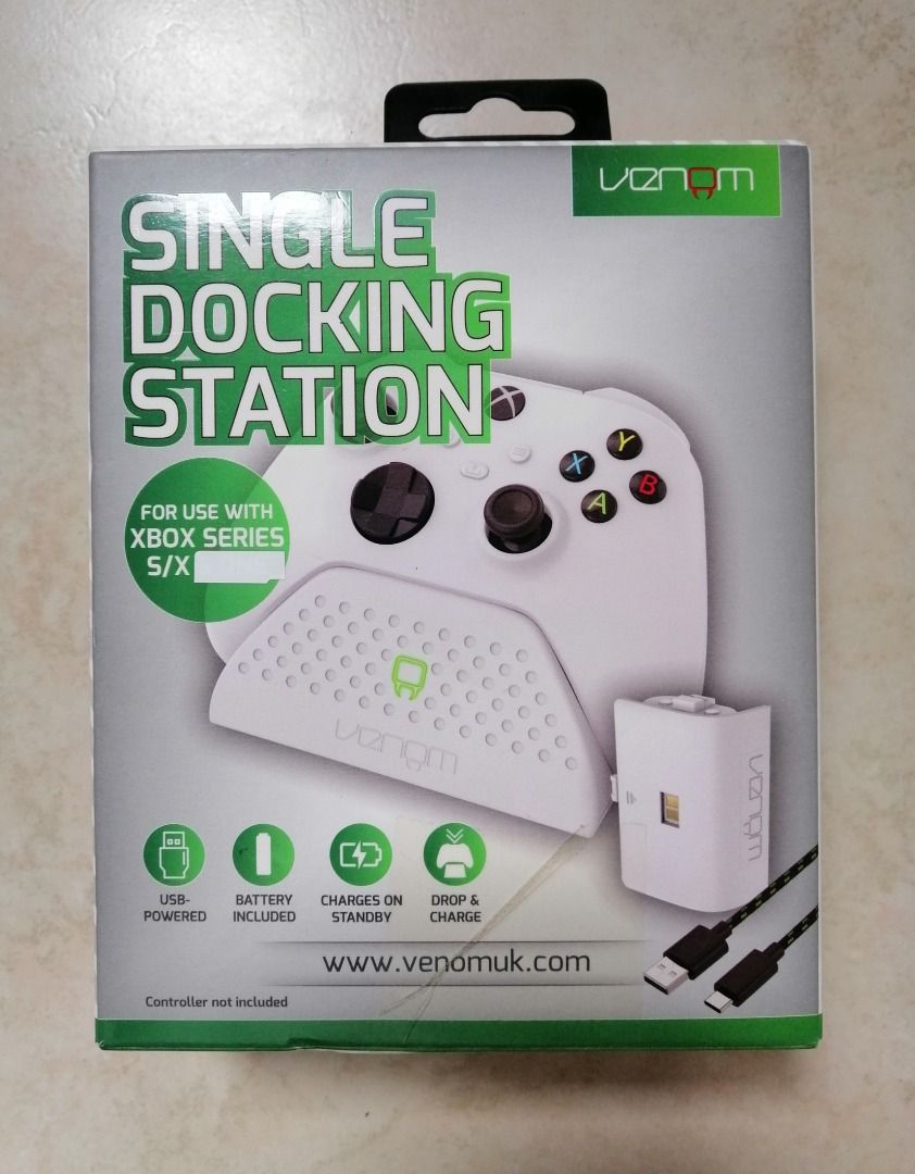 VENOM Single Docking Station for Xbox Series X/S Controller, Video ...