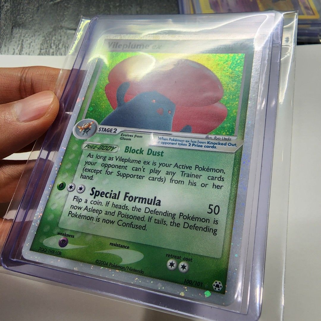 Vileplume ex Hidden Legends 100/101 Ultra Rare Pokemon TCG Card ...