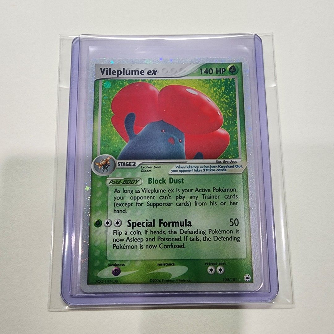 Vileplume ex Hidden Legends 100/101 Ultra Rare Pokemon TCG Card ...