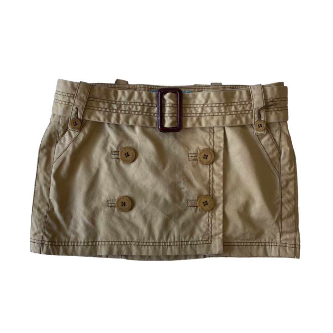Vintage Abercrombie & Fitch belt buckle mini skirt | 2000s 00s 90s y2k ...