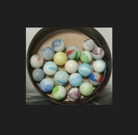 VINTAGE Milky Color Marbles Balls (Early 1900s) - AHT544, Hobbies ...