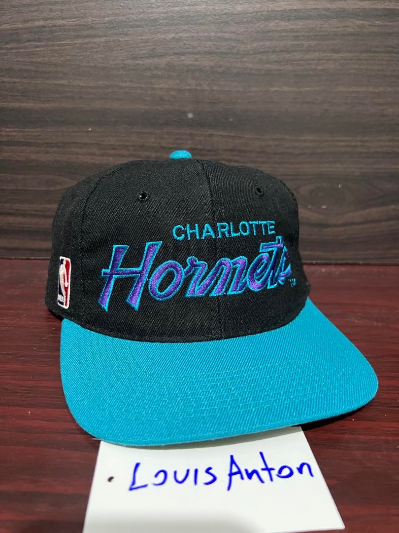 Vintage NBA Hornets 90s snapback cap (neg), Men's Fashion, Watches ...