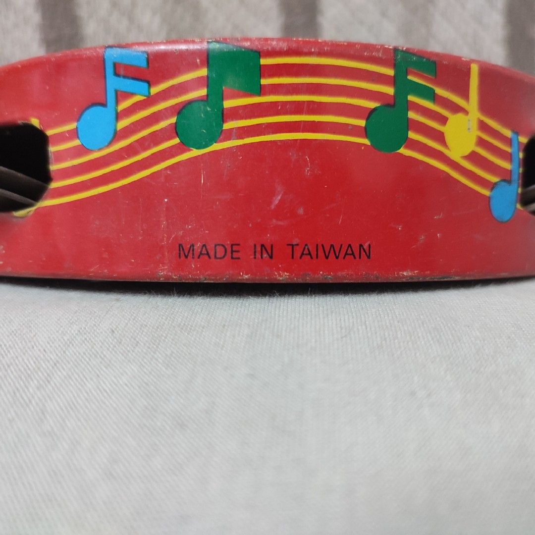 Vintage Tin Tamborine Made in Taiwan (rusted), Hobbies & Toys ...