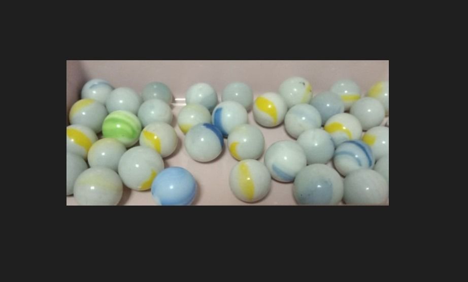 VINTAGE Milky Color Marbles Balls (Early 1900s) - AHT544, Hobbies ...
