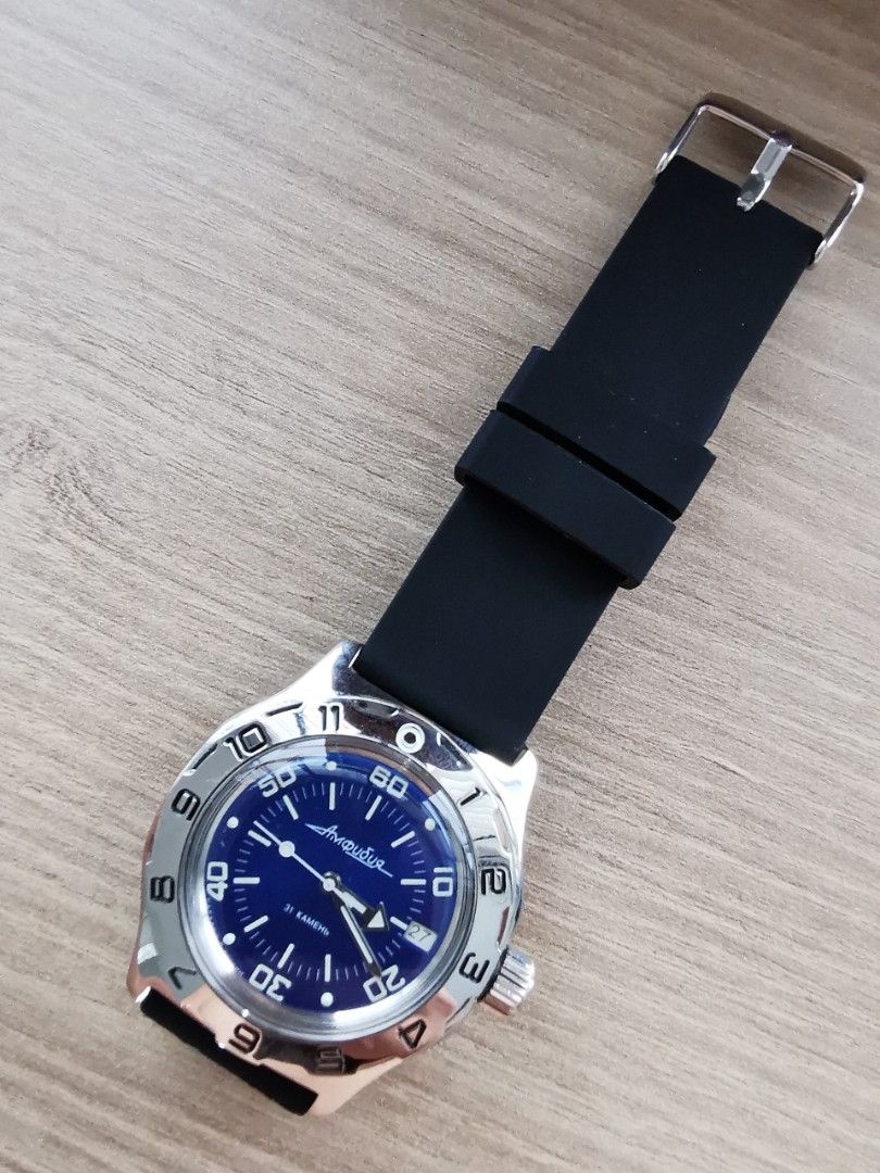 Vostok Amphibia Blue Mechanical Watch Project, Men's Fashion, Watches ...