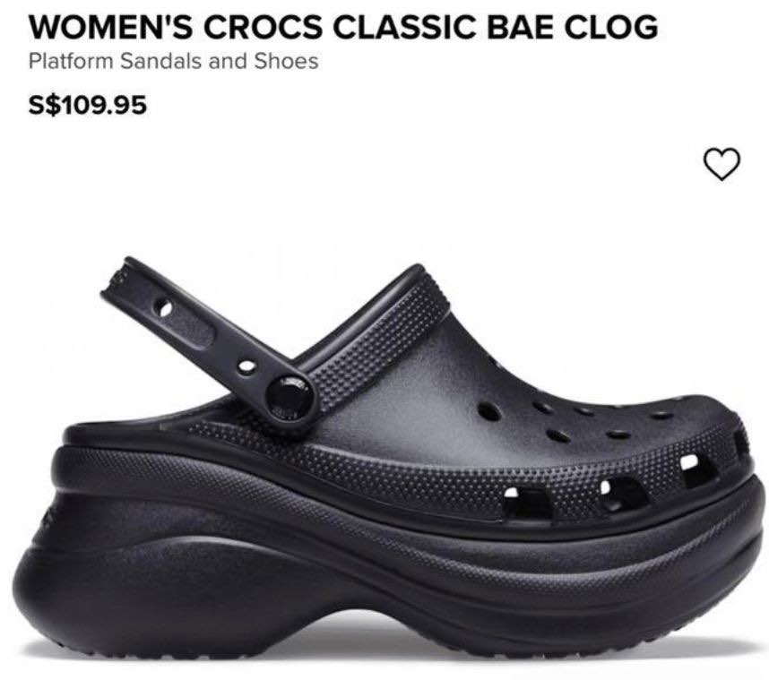 WOMEN'S CROCS CLASSIC BAE CLOG, Women's Fashion, Footwear, Sandals on ...