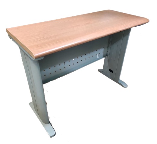 woodgrain top Free Standing Table - Office Furniture Partition ...