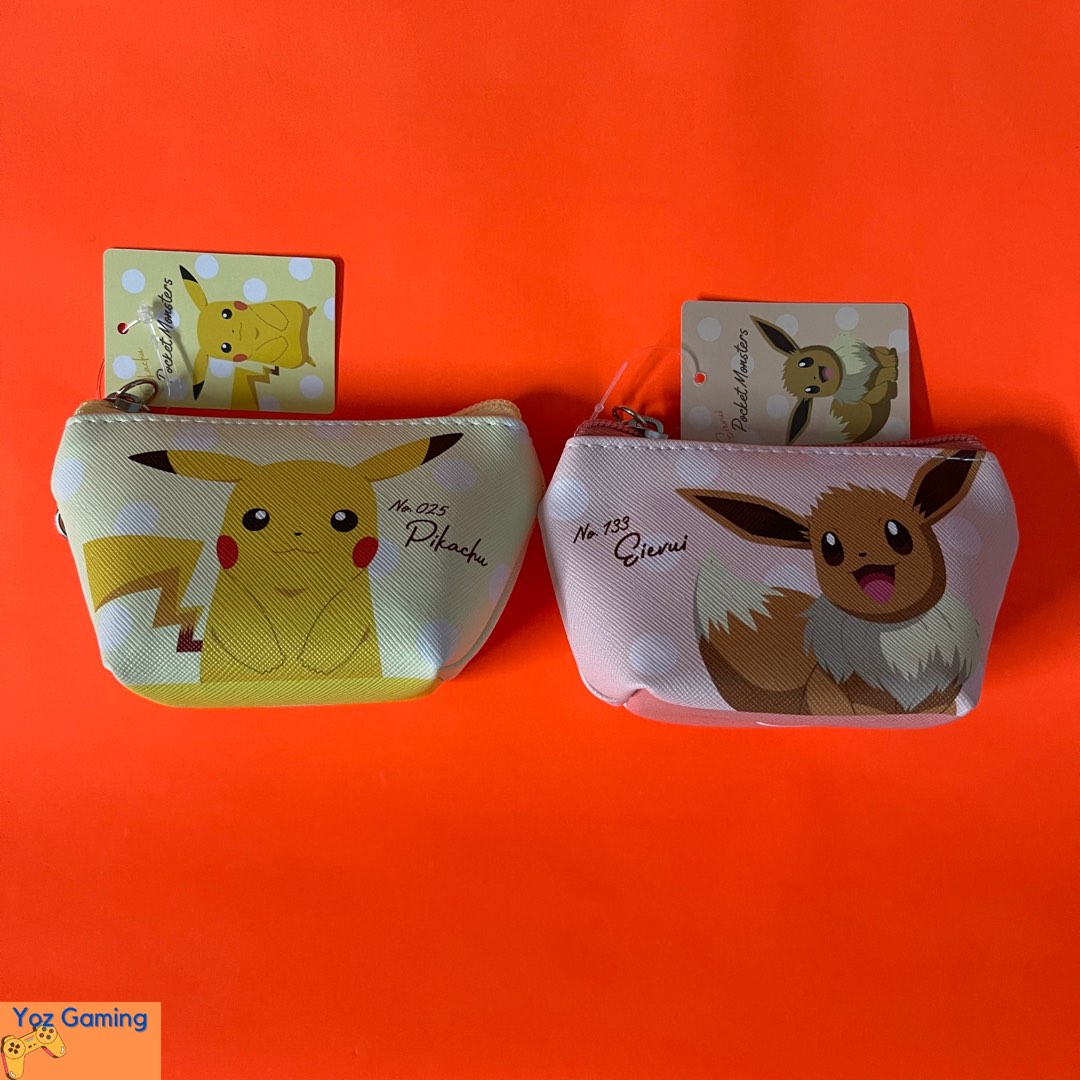 Pokemon Centre Japan Pikachu / Eevee Pouch, Women's Fashion, Bags ...