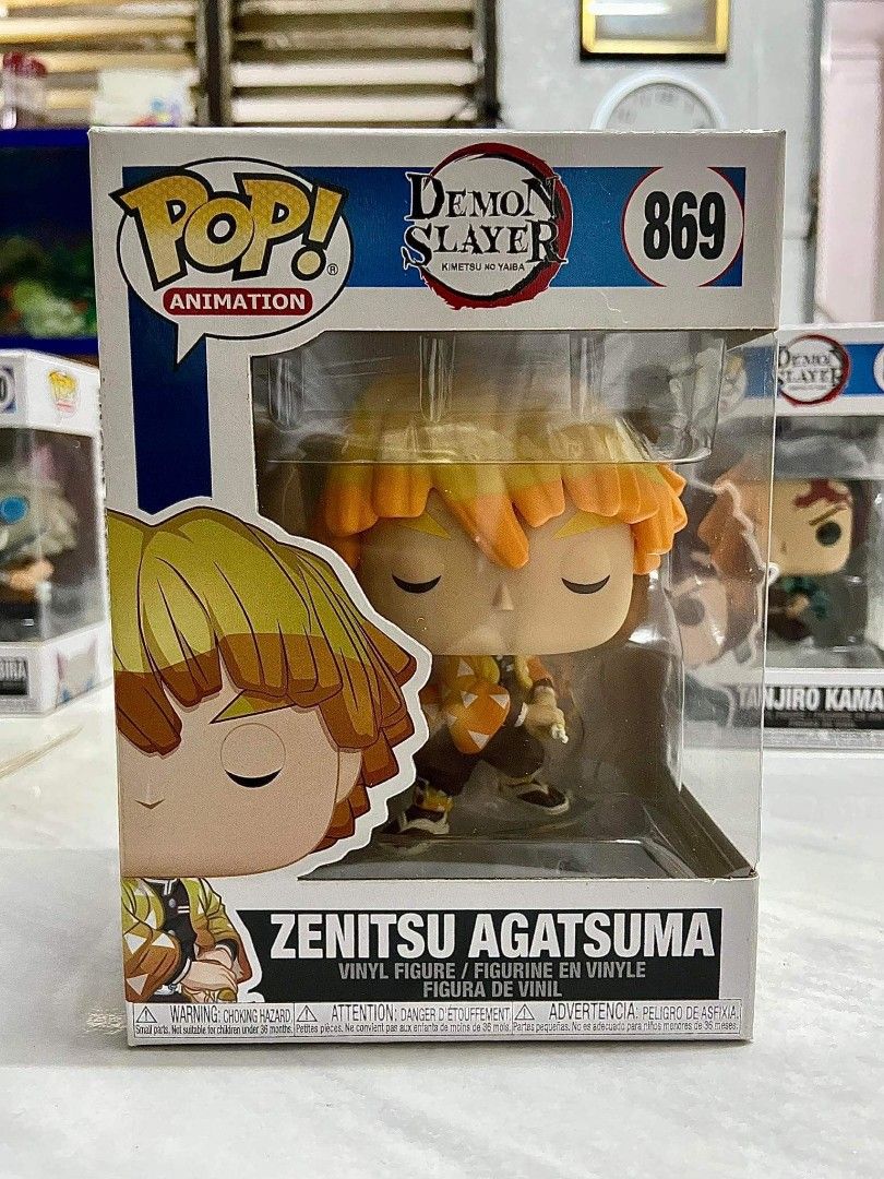 Zenitsu funko pop 750, Hobbies & Toys, Toys & Games on Carousell