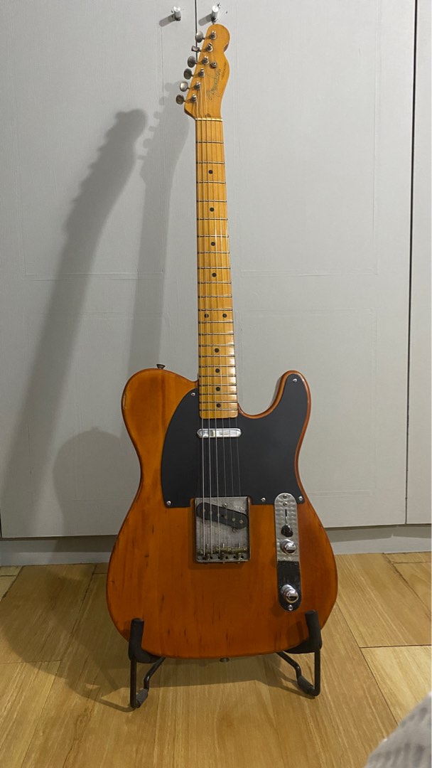 1989 Fujigen Fender Telecaster Charcoal Burst, Hobbies & Toys, Music ...