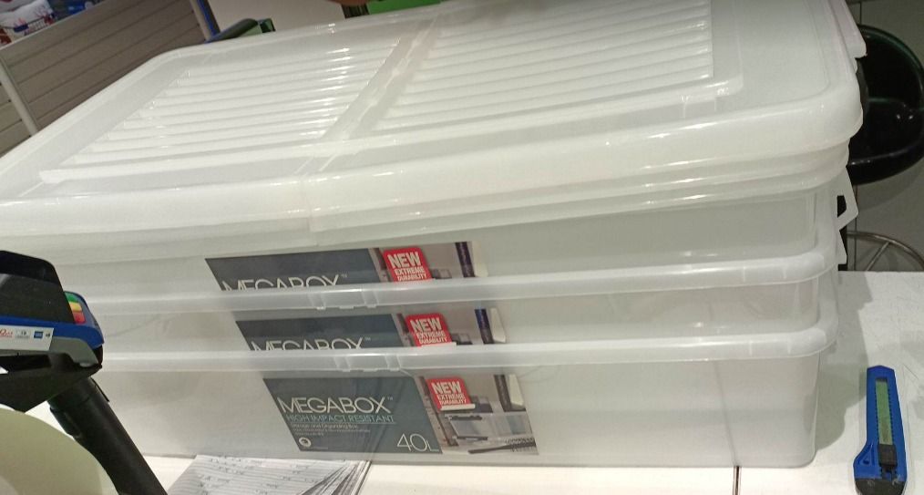 40L UnderBed Storage Boxes Megabox - To Pasig City, Furniture & Home ...