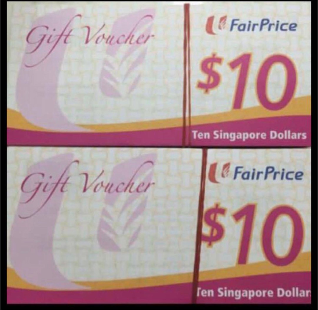 5.5% off NTUC vouchers, Tickets & Vouchers, Vouchers on Carousell