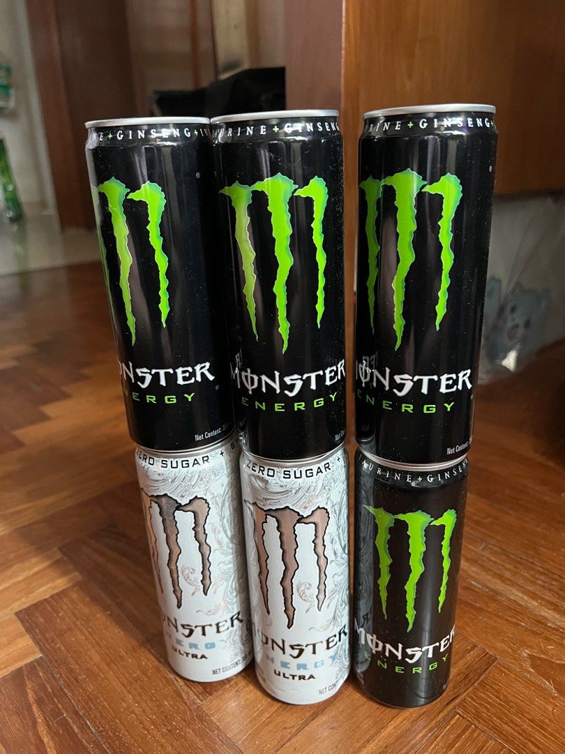 6 cans Monster Energy, Food & Drinks, Beverages on Carousell