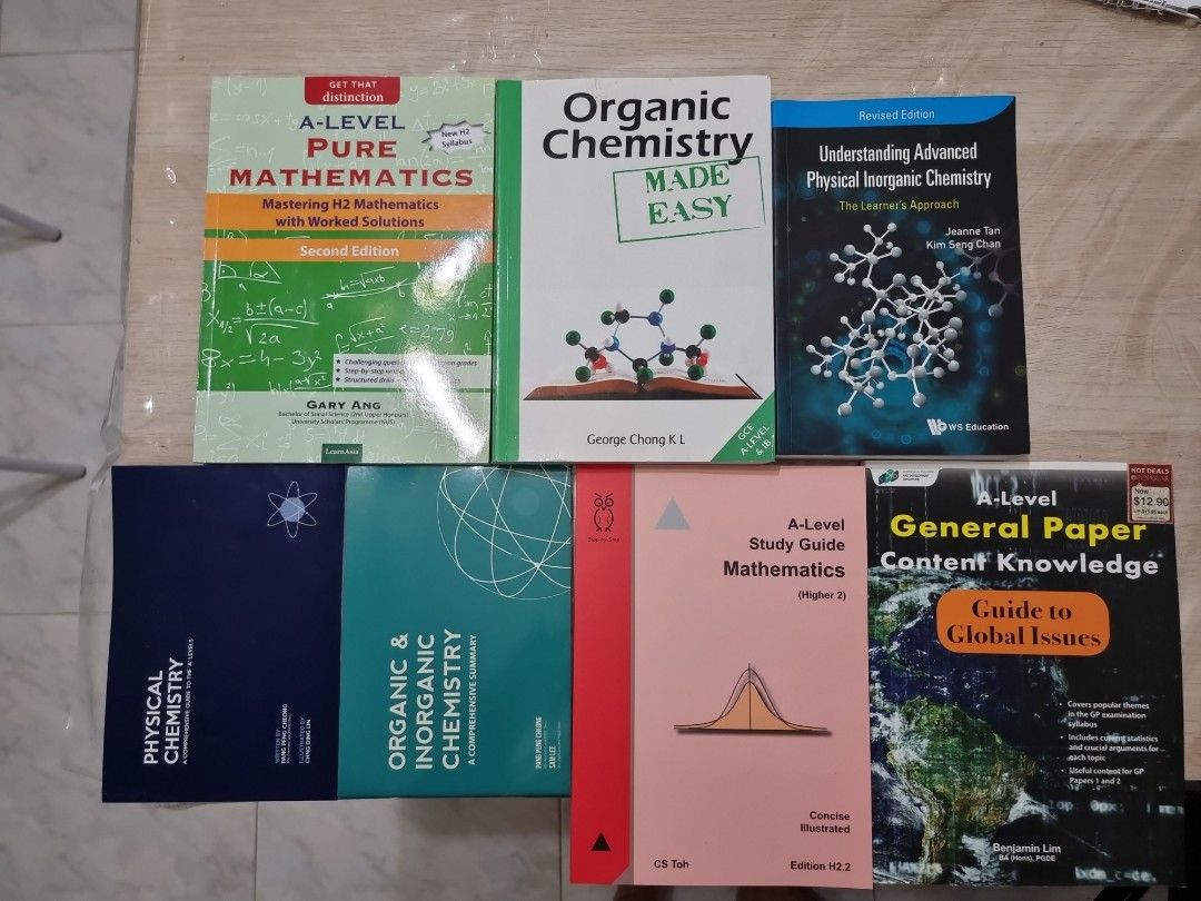 A Level Material (H2 Chem, H2 Math and GP), Hobbies & Toys, Books ...