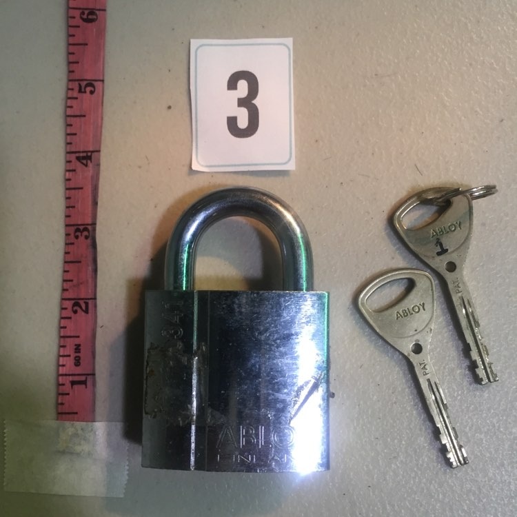 ABLOY Original Padlock Heavy Duty PL 341/25 (FINLAND) COMPLETE 3 SETS ...