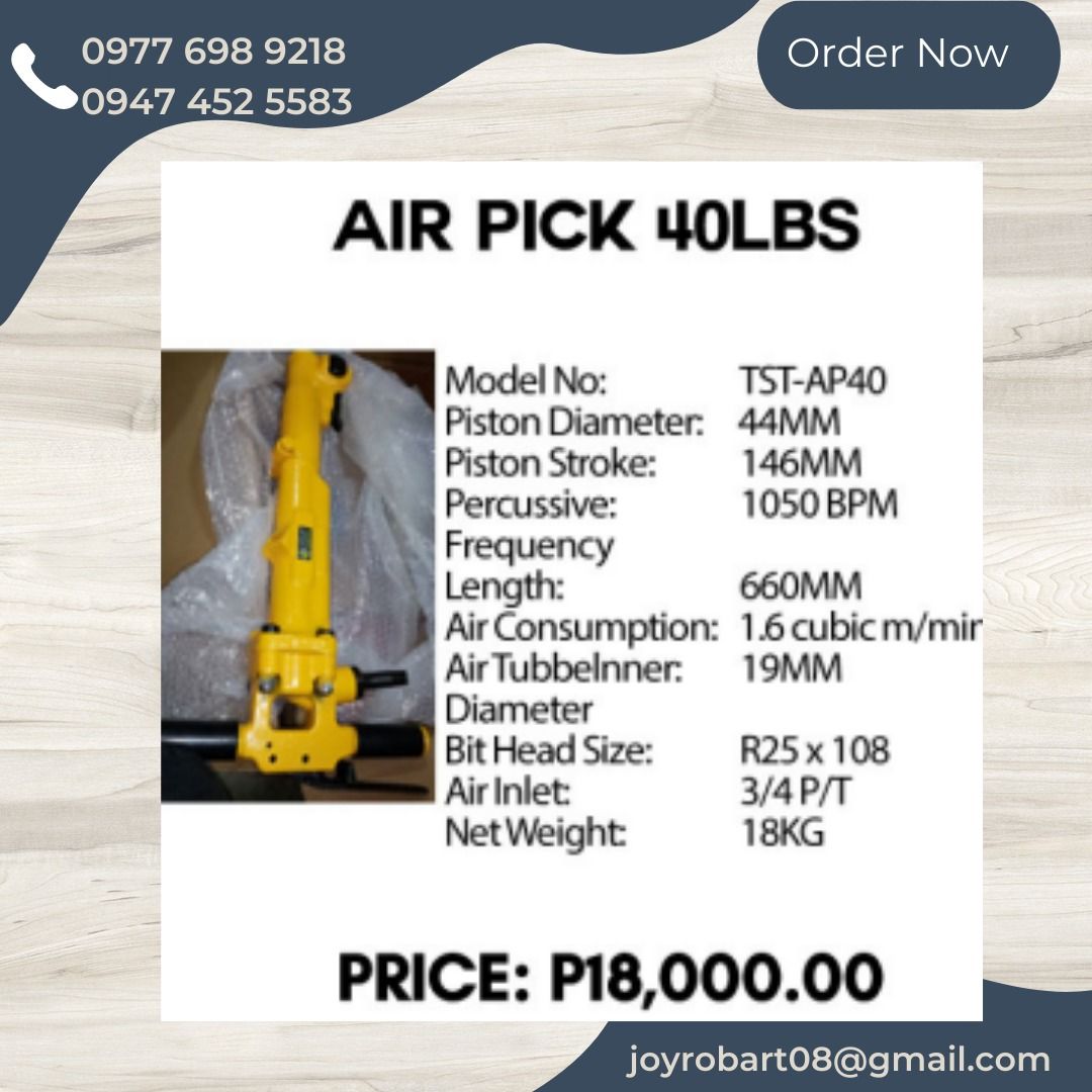 AIR PICK, Commercial & Industrial, Construction Tools & Equipment on ...