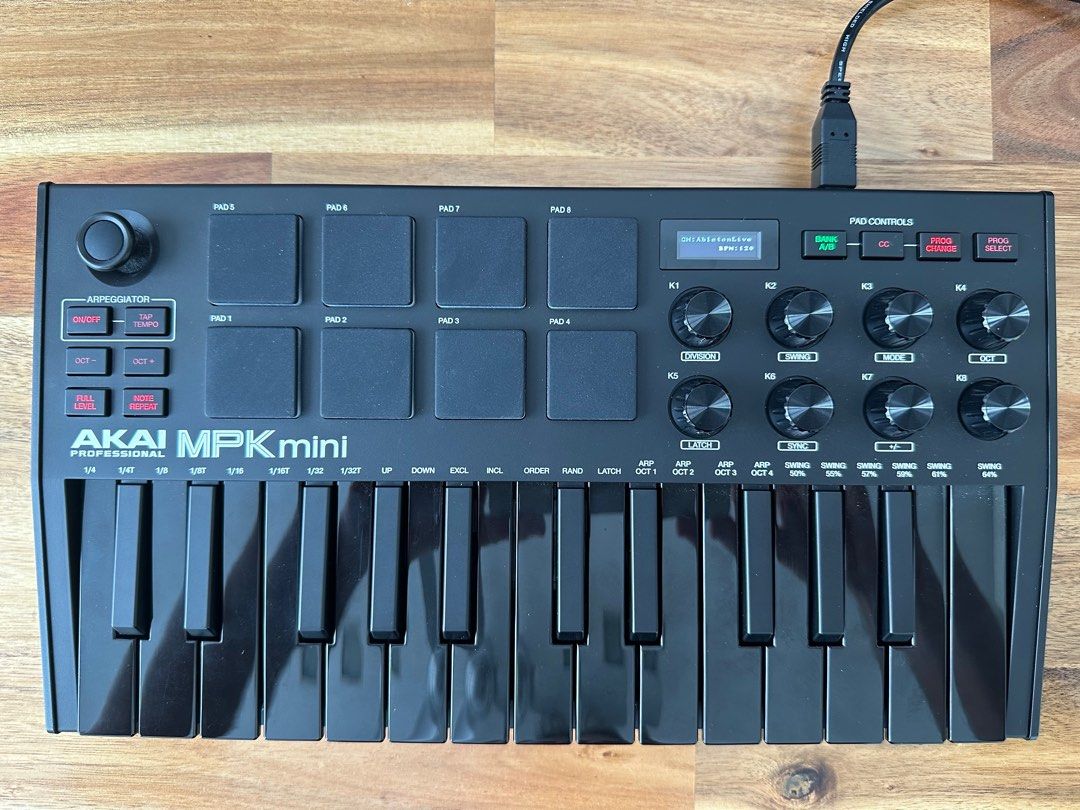 AKAI MPK mini mk3 black edition used 3 times, Hobbies & Toys, Music ...